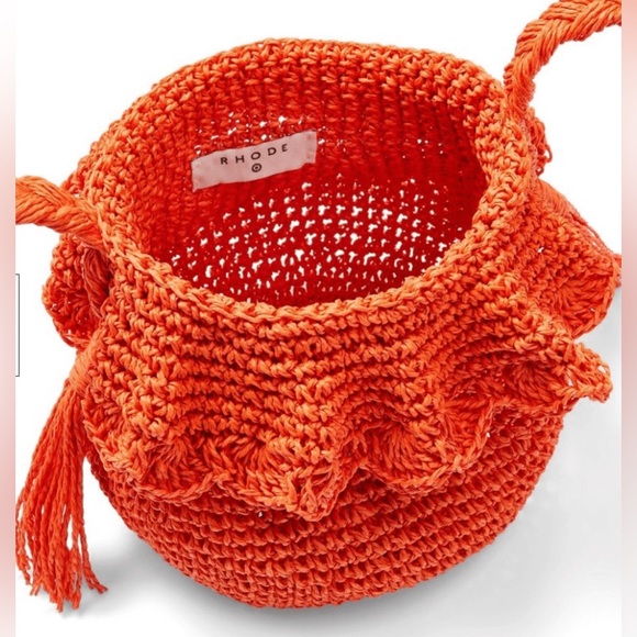 RHODE | Bags | Rhode X Target Orange Crochet Bucket Bag | Poshmark